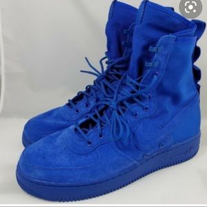 Nike | Shoes | Royal Blue Nike Air Force | Poshmark